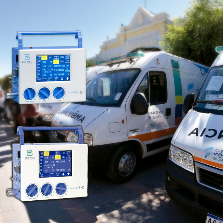 Respirador de Traslado CrossVent 2+ Ventilación Invasiva | Agimed